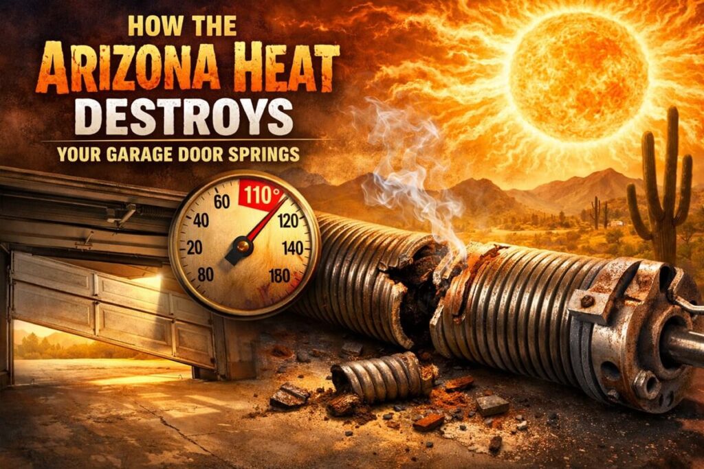 How the Arizona Heat Destroys Your Garage Door Springs | Garage Service HQ